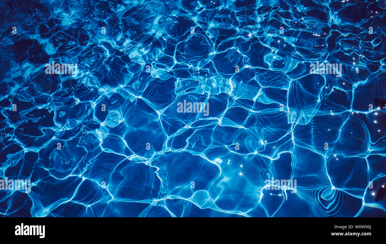 Abstract blue water for background Stock Photo - Alamy