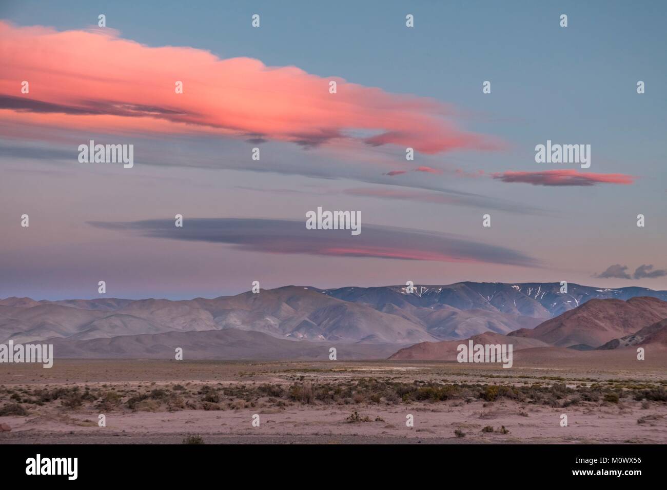 Argentine,Catamarca province,Puna desert,sunrise,Chaschuil valley,route ...