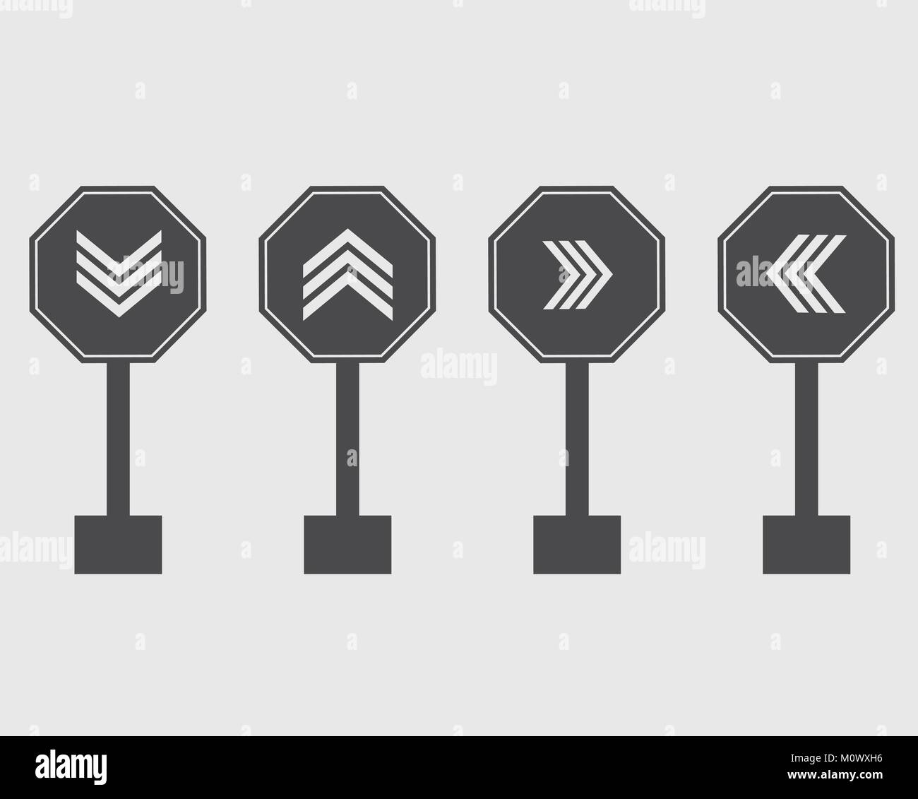 Zebra crossing of street sign icon Stock Vector Image & Art - Alamy