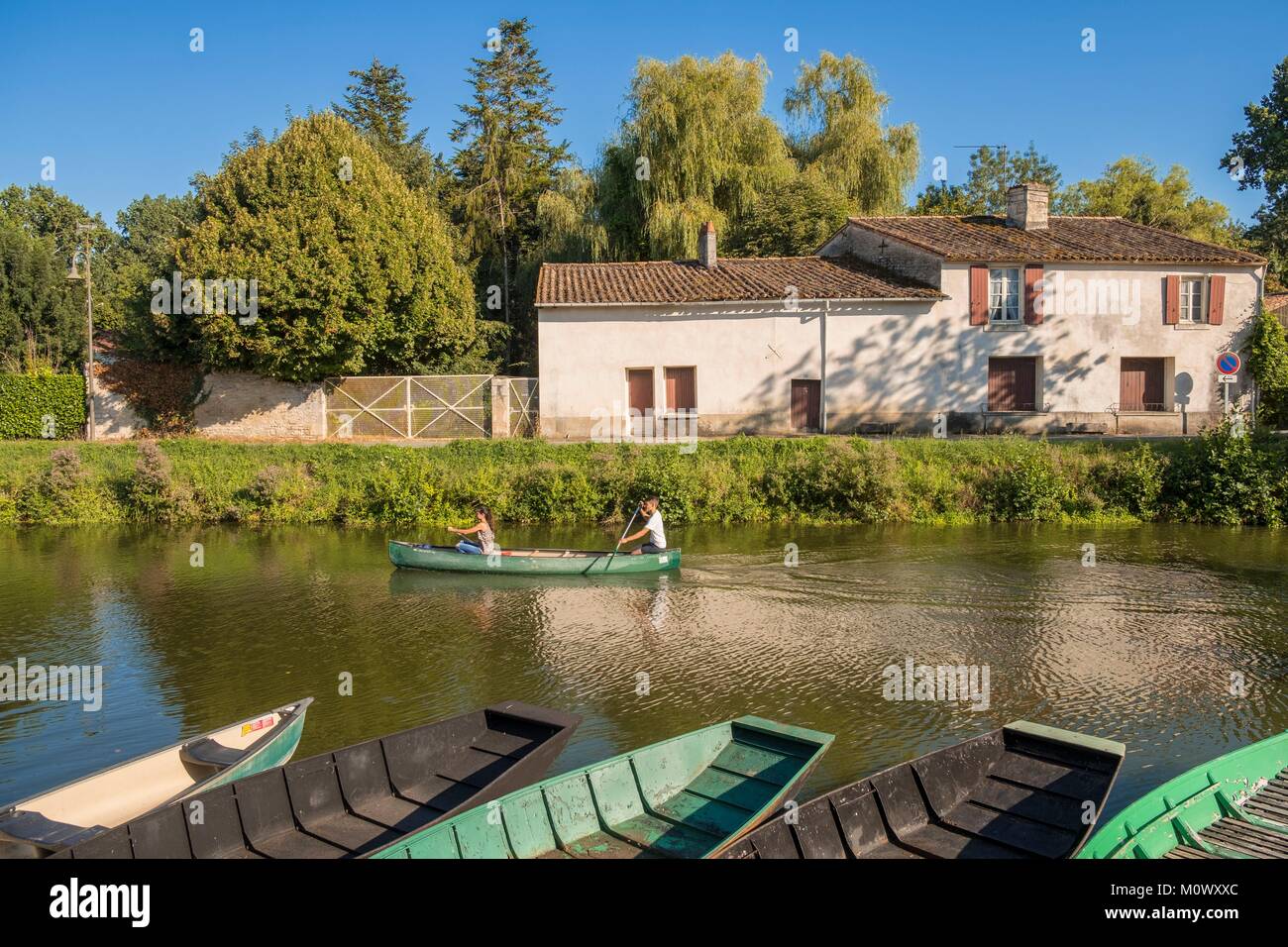 France,Deux Sevres,Marais Poitevin,Green Venice,Coulon,labelled Les ...