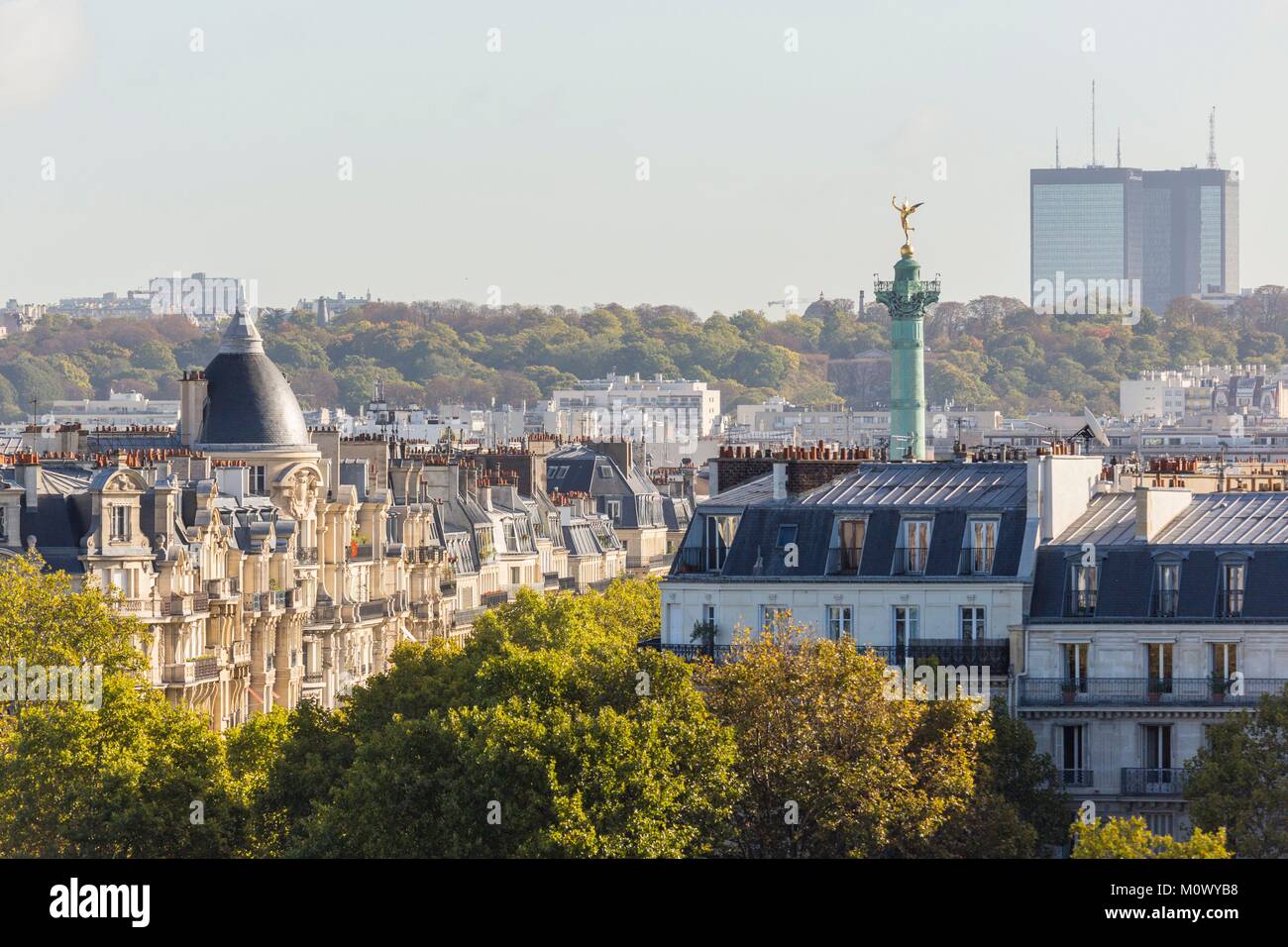 Paris 19th century place de la bastille hi-res stock photography and ...