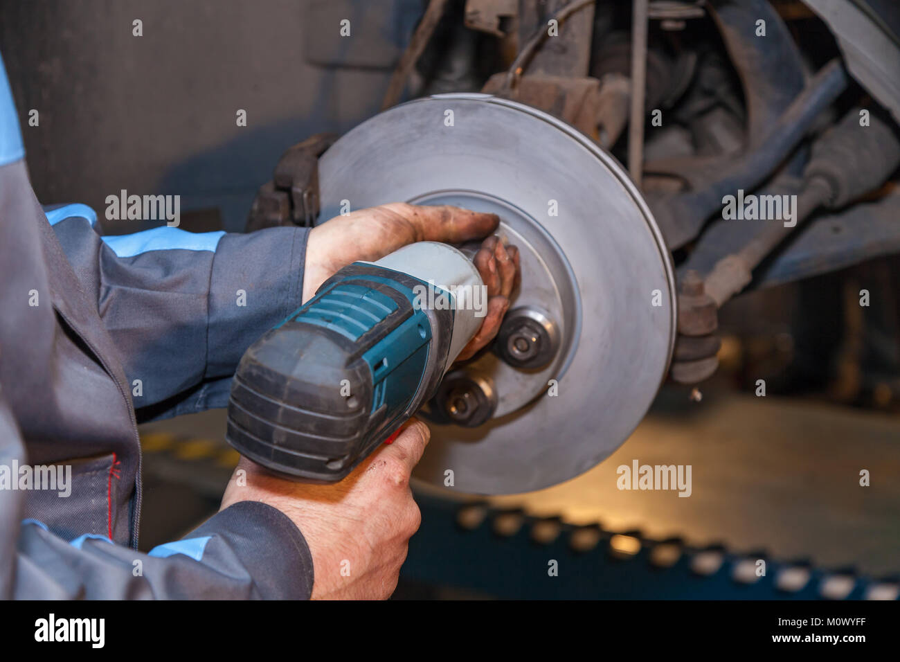 Checking brake hi-res stock photography and images - Alamy