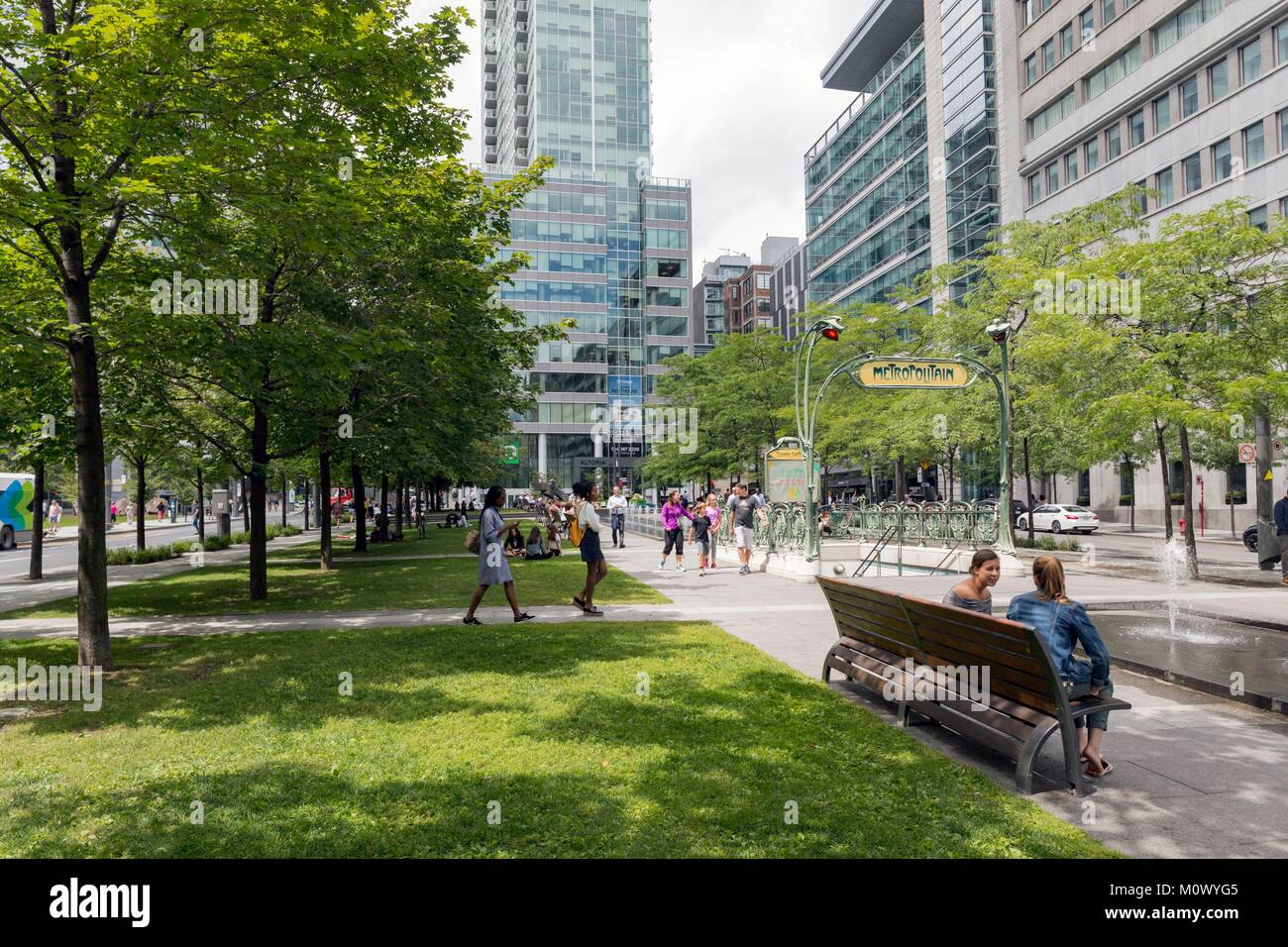 Canada,Quebec province,Montreal,The Montreal International District ...