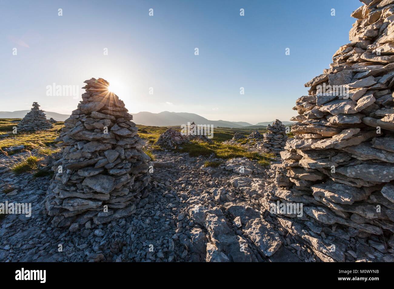 France,Drome,Regional Natural Park of Vercors plateau of Font Urle ...