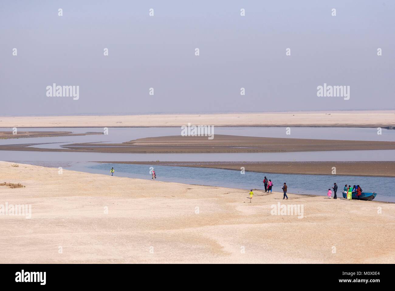 India,State of Assam,Kaziranga National Park,Brahmaputra River Stock ...