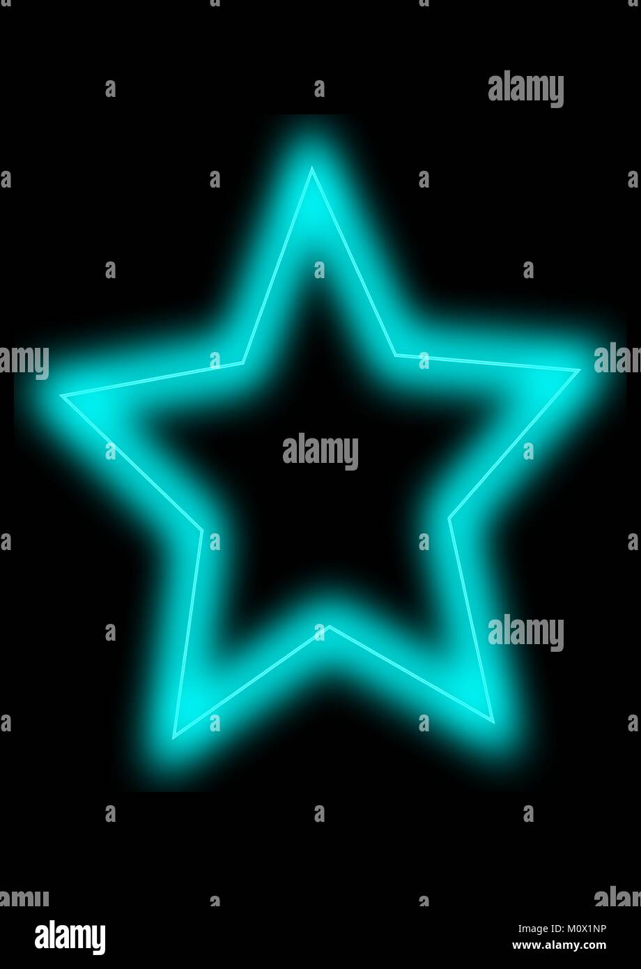 Neon star hi-res stock photography and images - Alamy