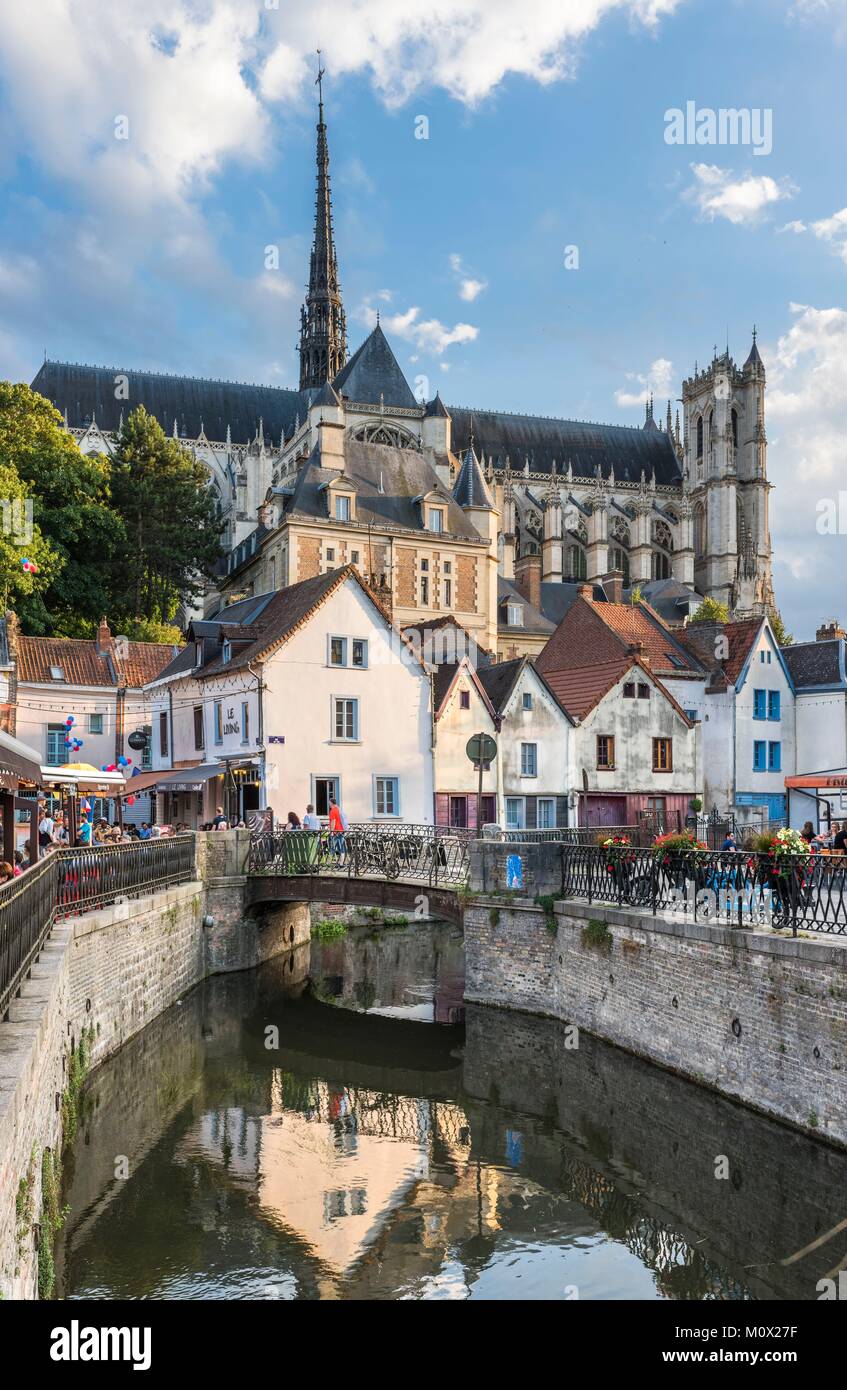 France,Somme,Amiens,place du Don,Notre-Dame cathedral,jewel of the ...