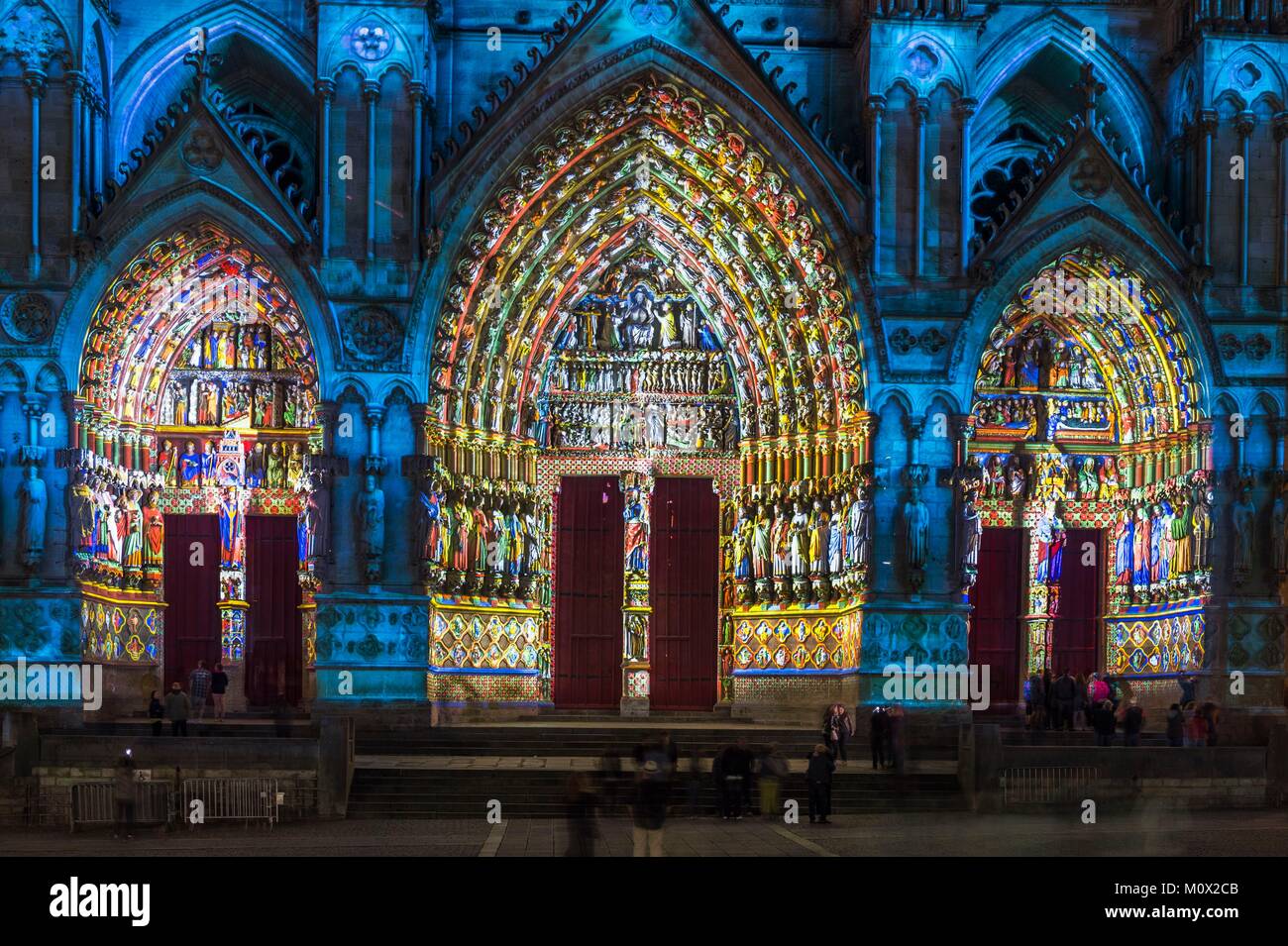 France,Somme,Amiens,Notre-Dame cathedral,jewel of the Gothic art,listed ...