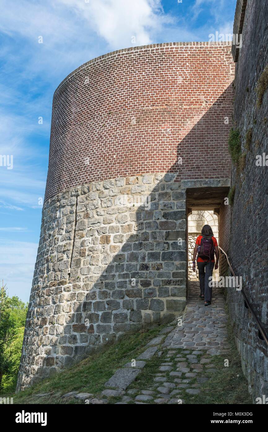 France,Pas-de-Calais,Montreuil-sur-Mer,16th century citadel,the ...
