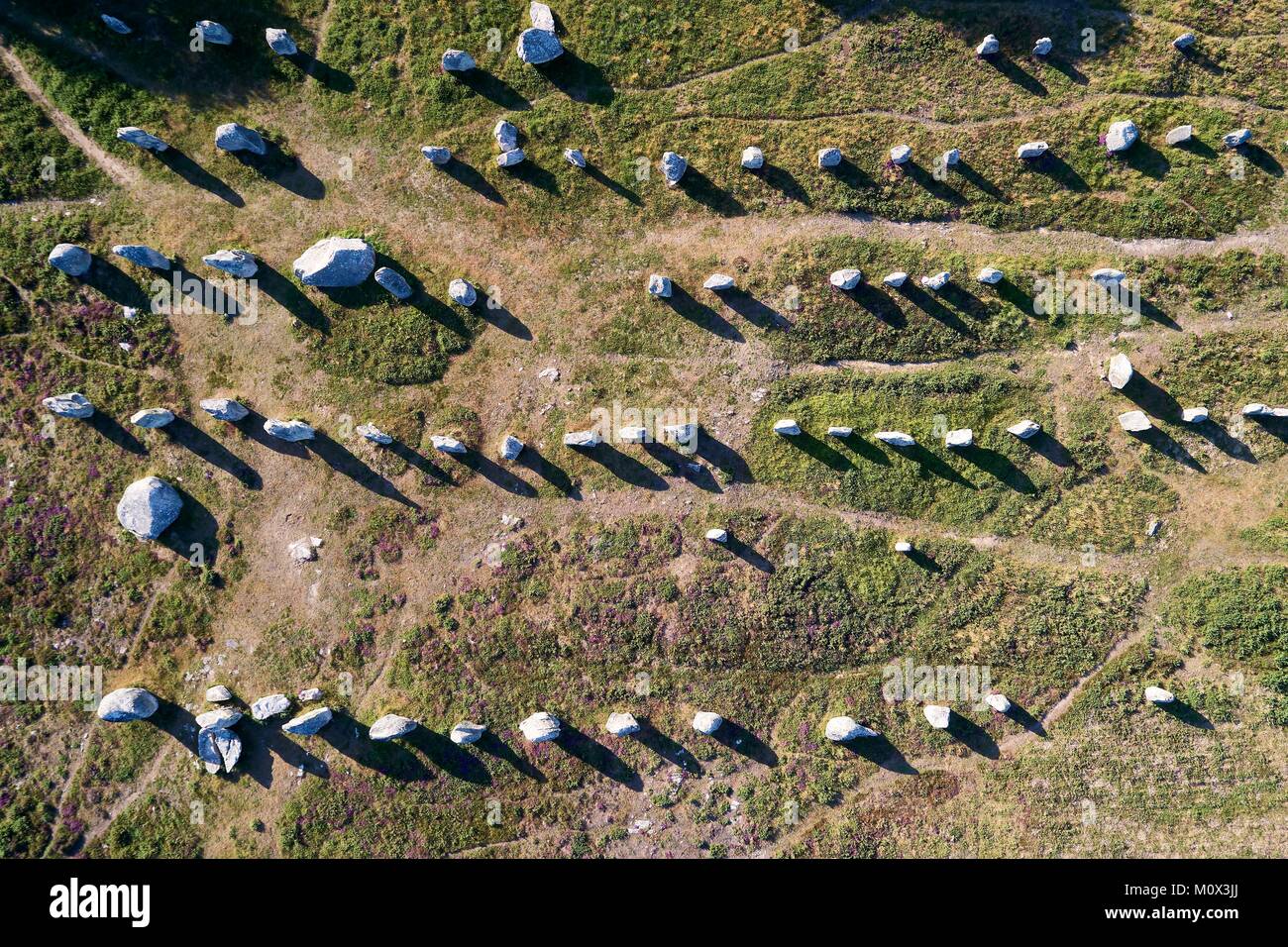 Carnac Stones France From Space