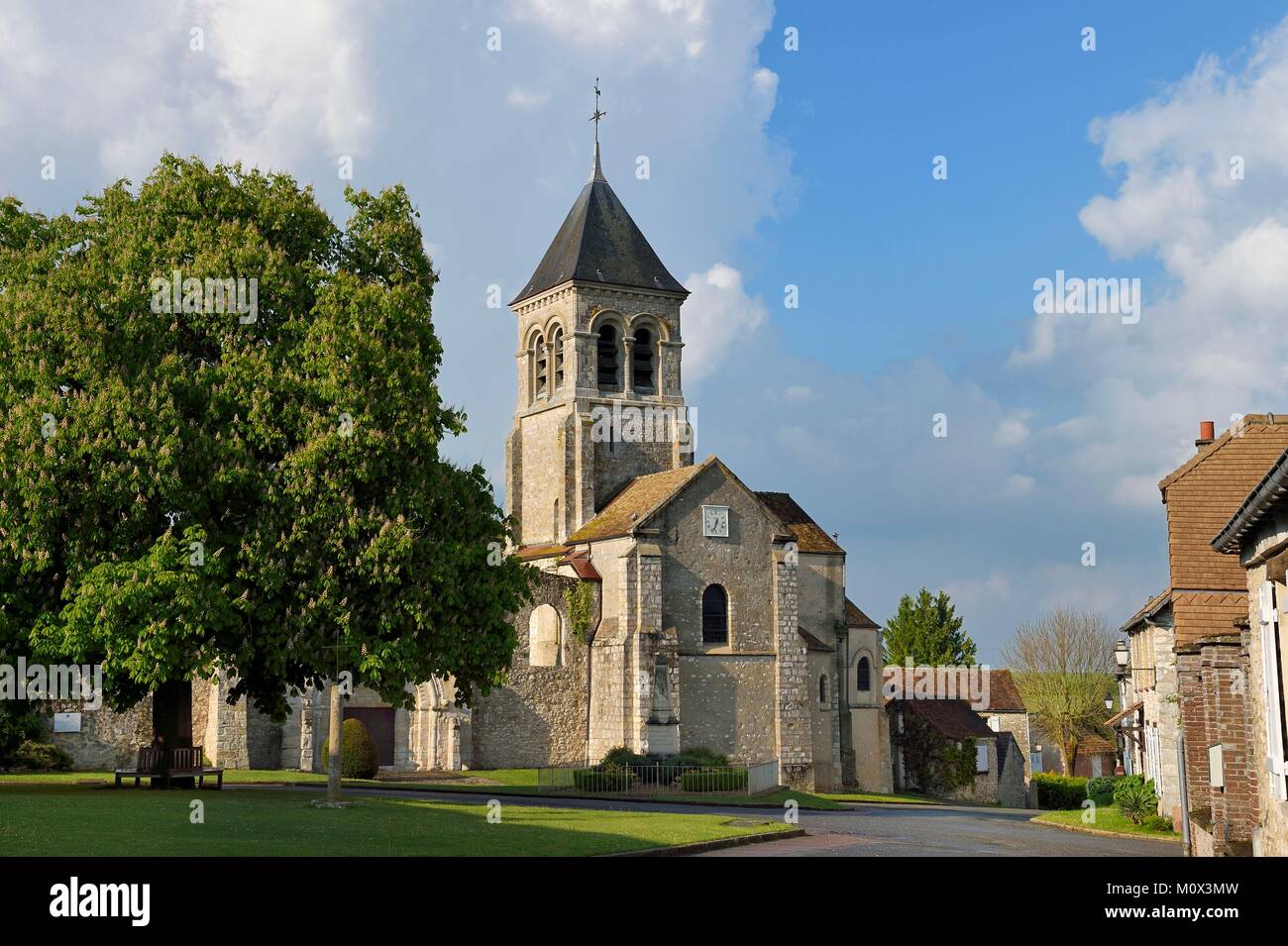 France,Yvelines,Montchauvet,Sainte Marie Madeleine (St. Mary Magdalene ...