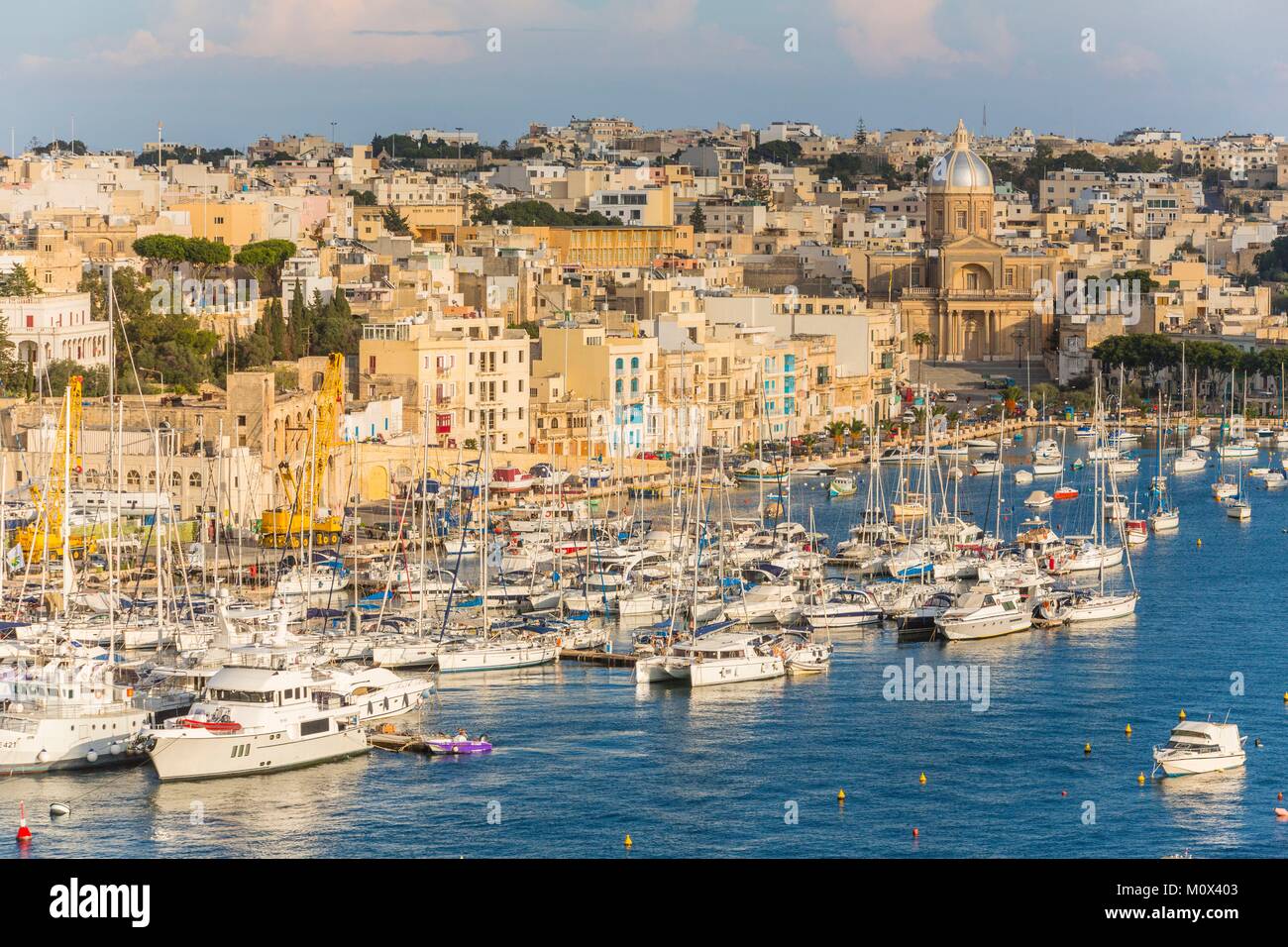 Malta,Valletta,listed as World Heritage by UNESCO,the Three Cities ...