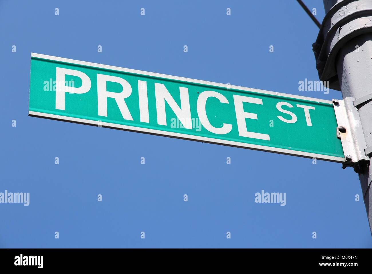 New York City, United States - famous Prince Street sign in Manhattan ...