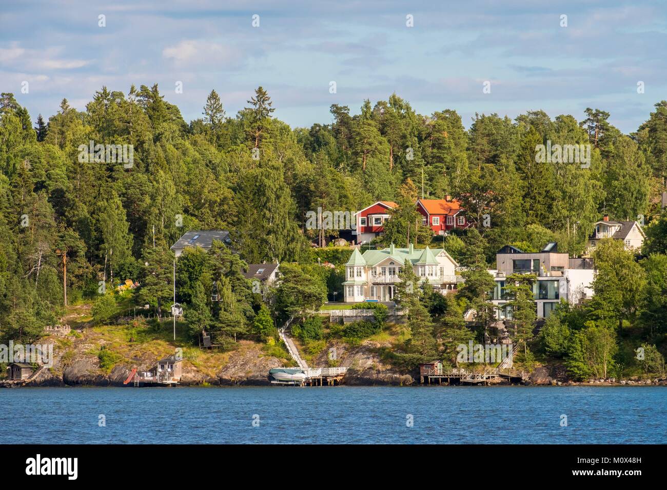 Sweden,Stockholm,Lidingo is an island on the east side of downtown ...