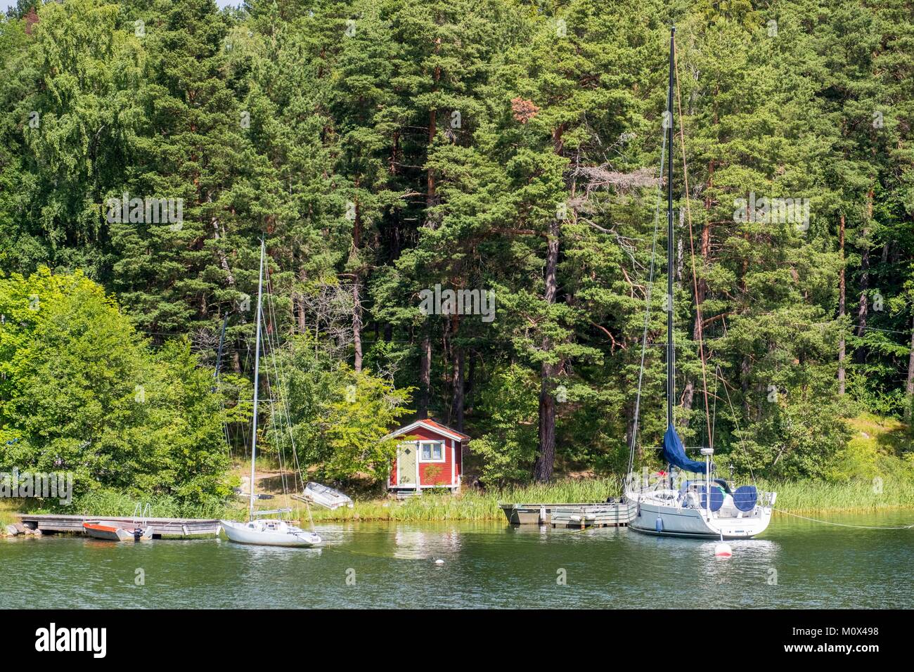Sweden,Stockholm,Lidingo is an island located east of downtown ...