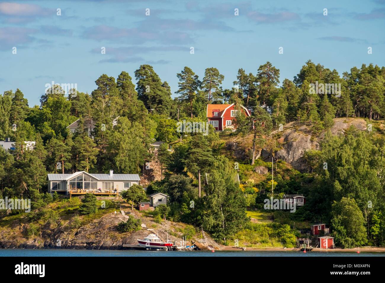 Sweden,Stockholm,Lidingo is an island located east of downtown ...