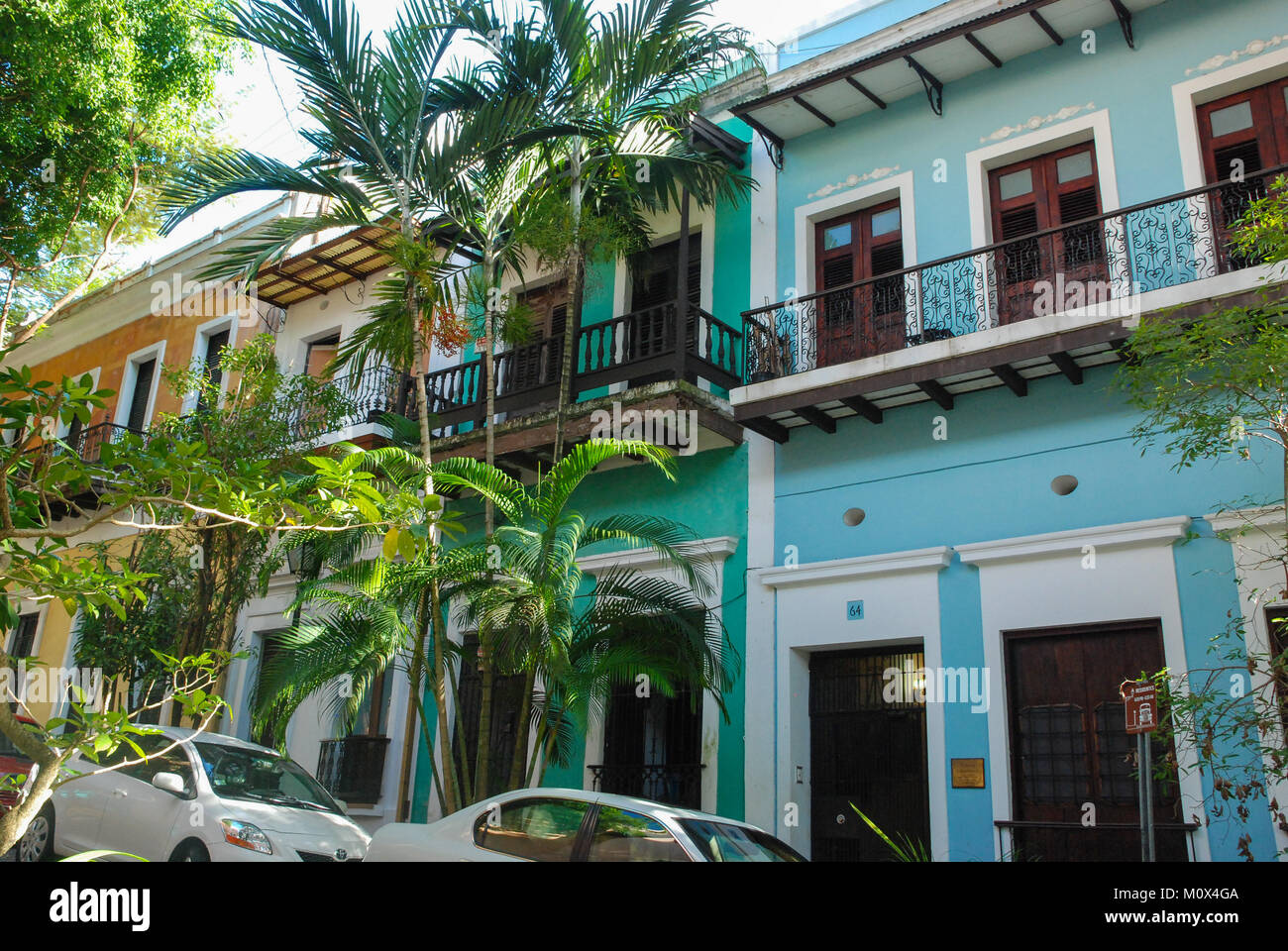The old town of San Juan in Puerto Rico Stock Photo - Alamy