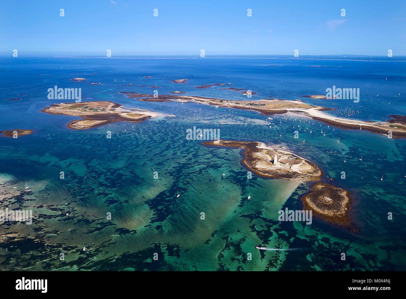 Glenan islands aerial view hi-res stock photography and images - Alamy