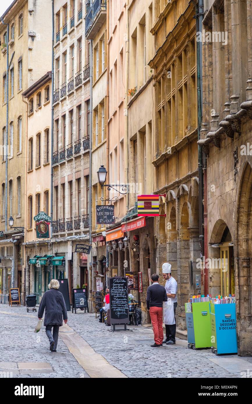 France,Rhone,Lyon,historic centre classified as a UNESCO World Heritage ...
