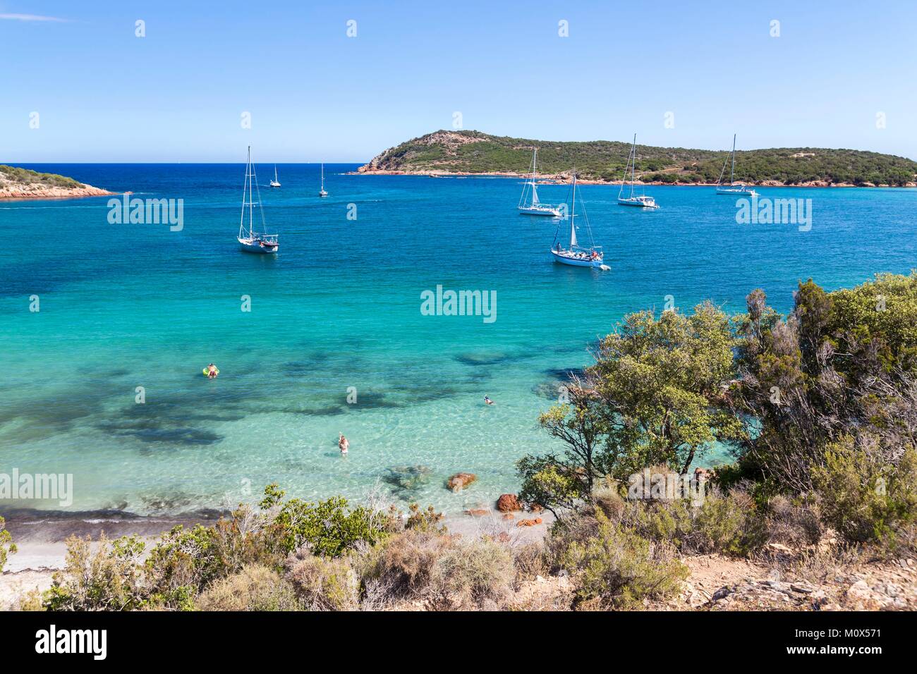 France,South Corsica,Bonifacio,bay of Rondinara Stock Photo - Alamy