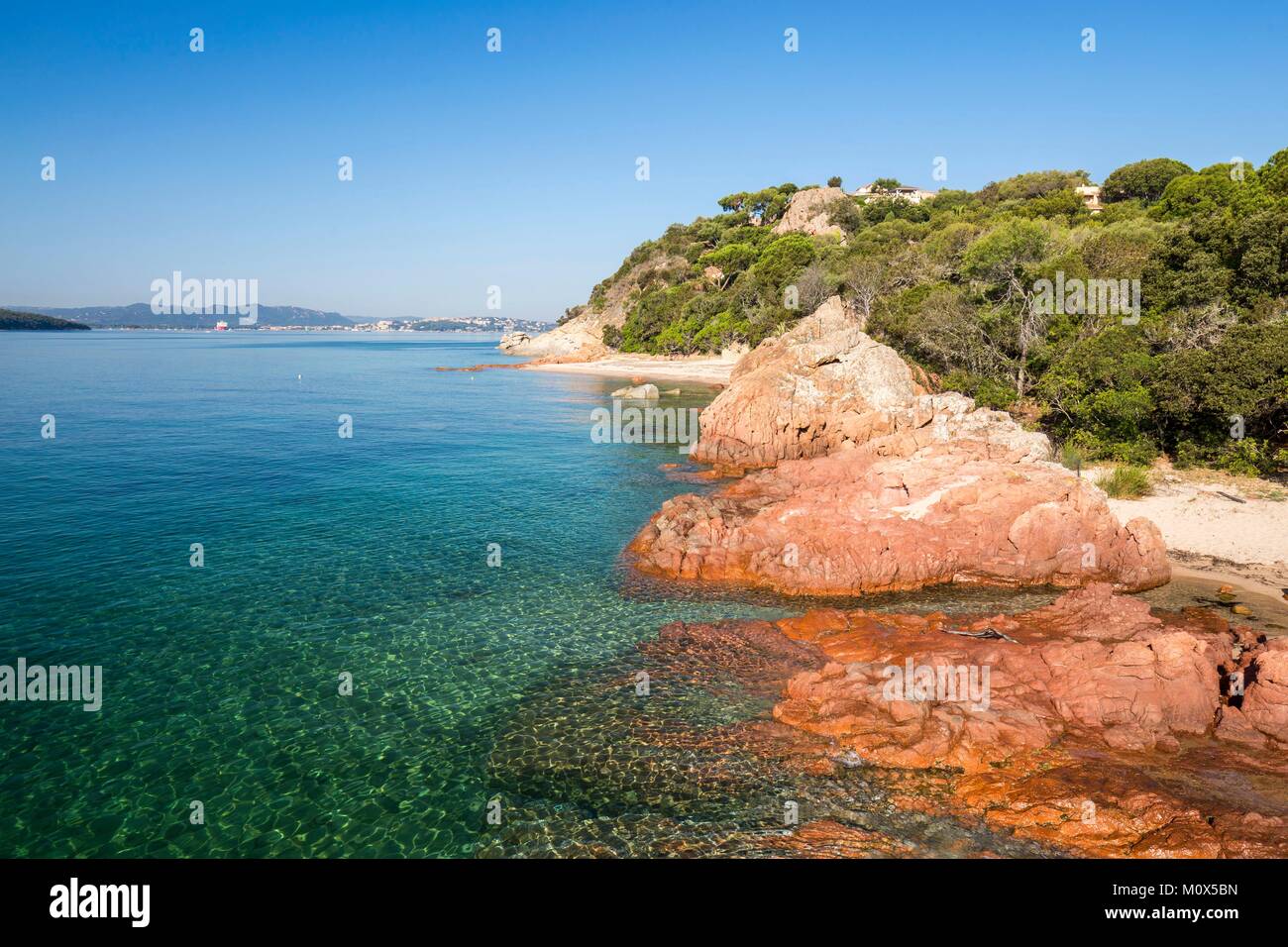 Corsica beach cala rossa hi-res stock photography and images - Alamy