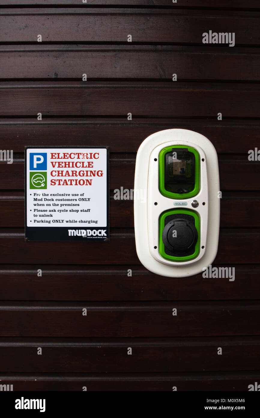 Electric car charging bay england hi-res stock photography and images ...