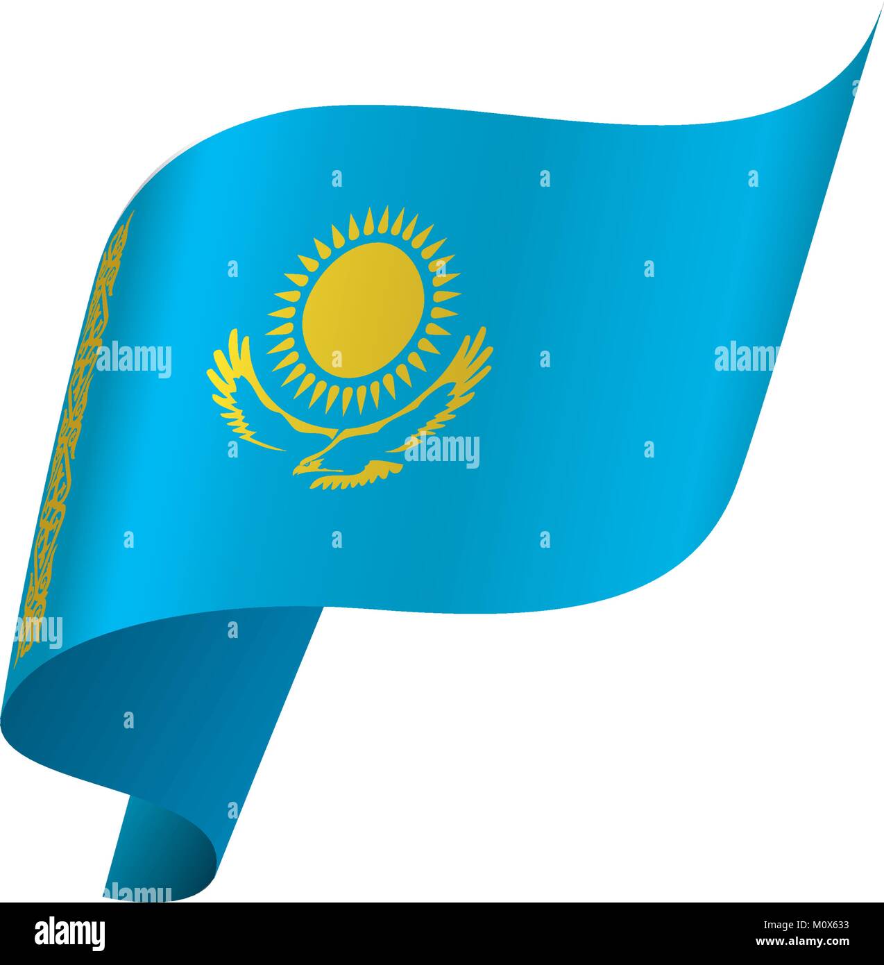 Kazakhstan flag, vector illustration Stock Vector Image & Art - Alamy