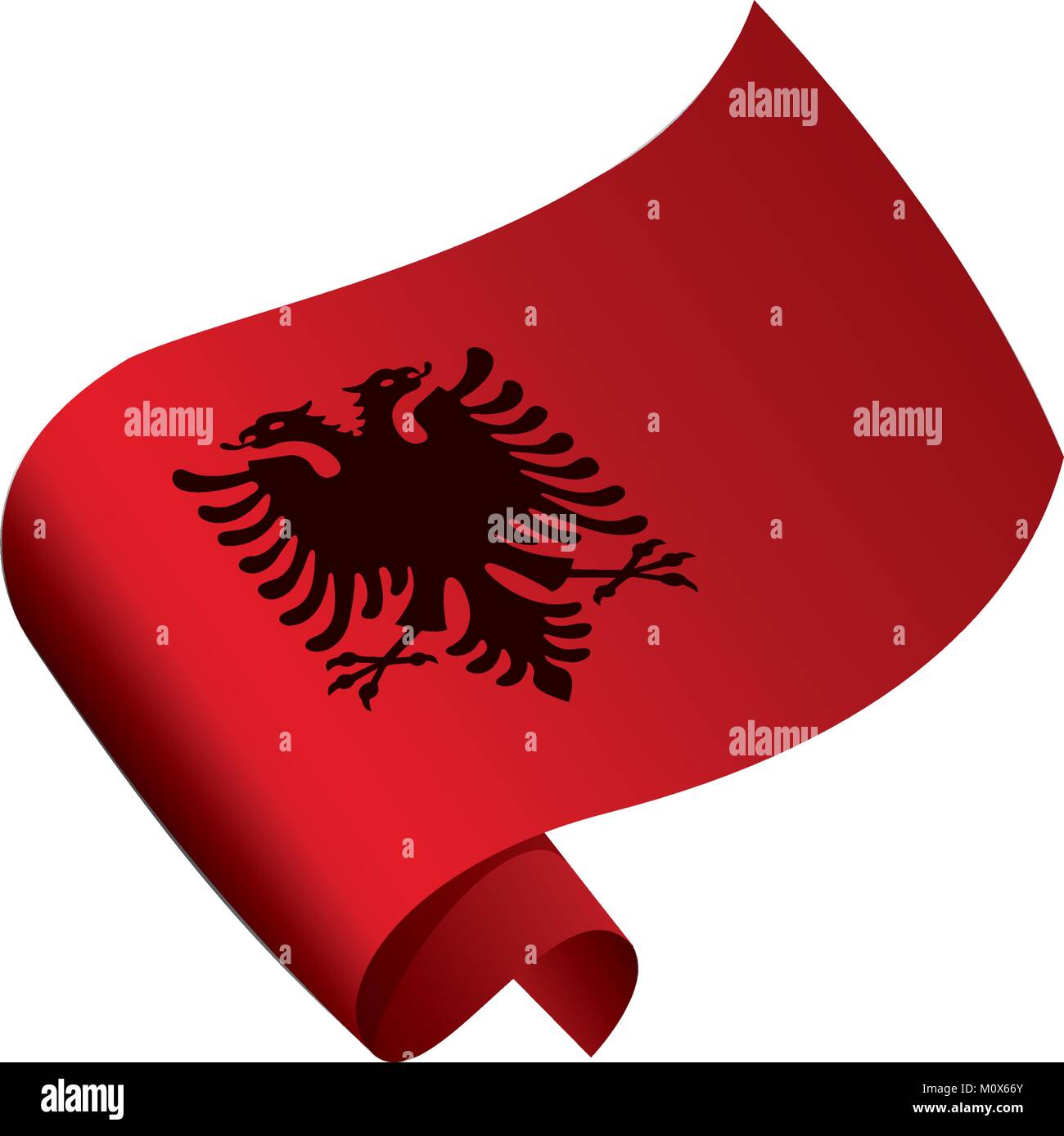 Albania flag, vector illustration Stock Vector Image & Art - Alamy