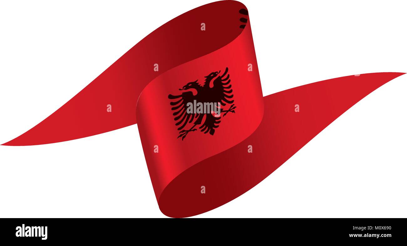 Albania flag, vector illustration Stock Vector Image & Art - Alamy