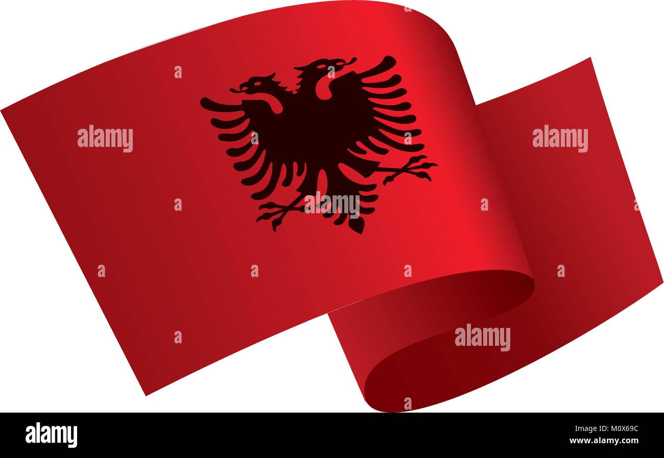 Albania flag, vector illustration Stock Vector Image & Art - Alamy