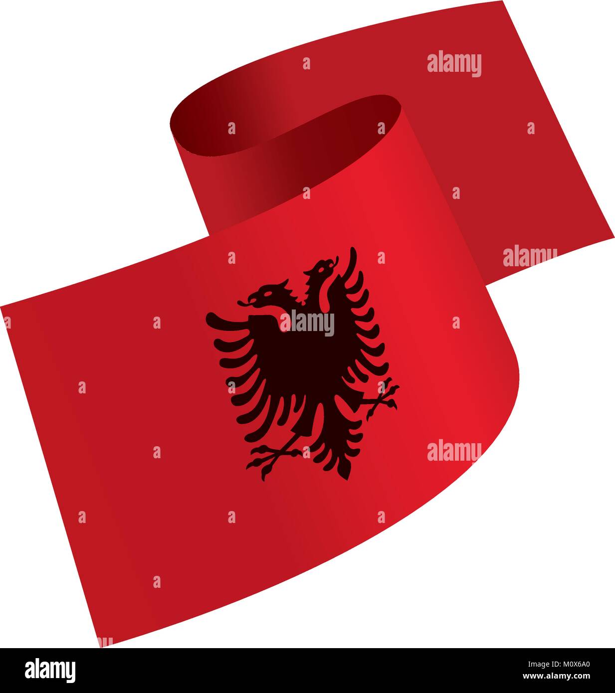Albania flag, vector illustration Stock Vector Image & Art - Alamy