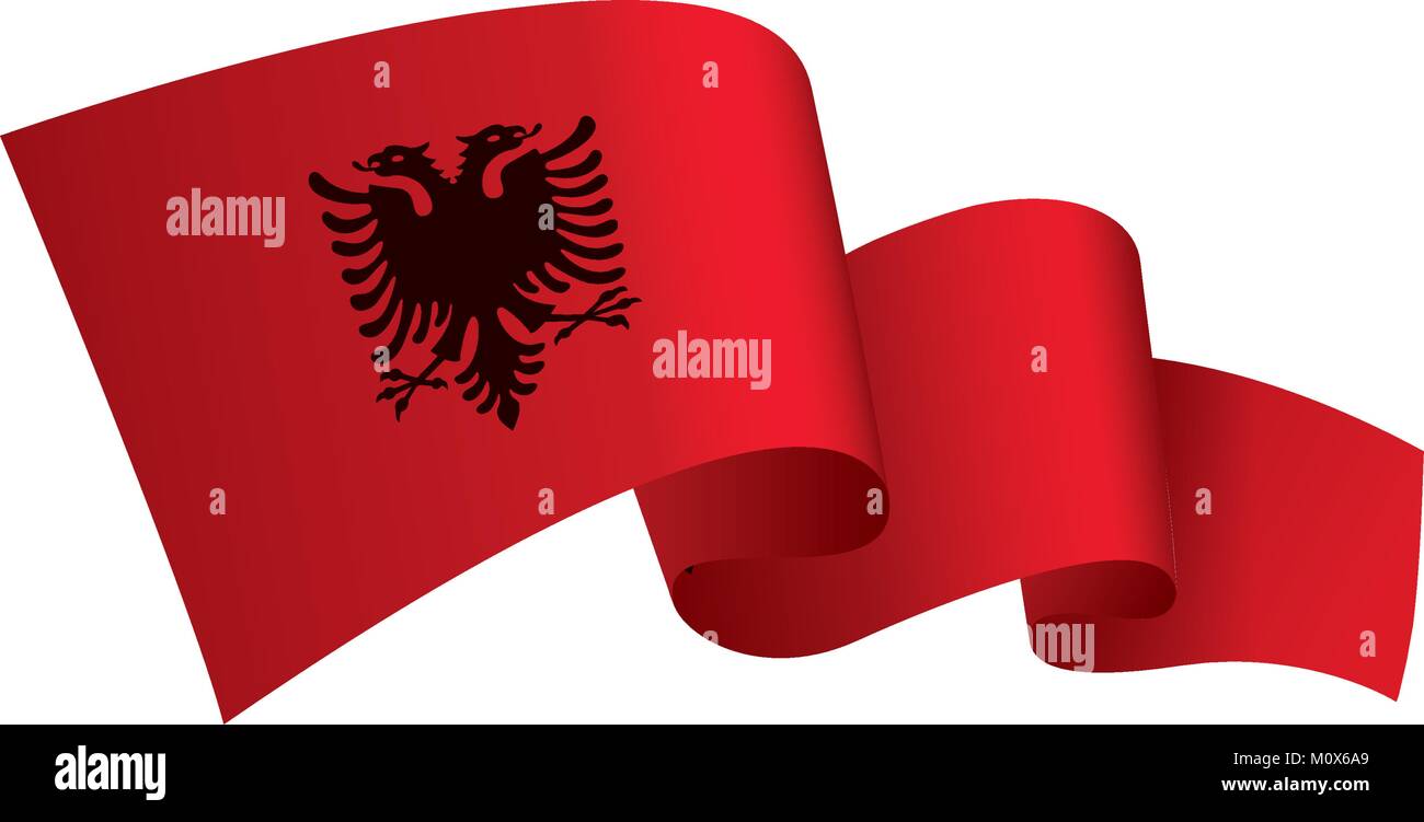 Albania flag, vector illustration Stock Vector Image & Art - Alamy