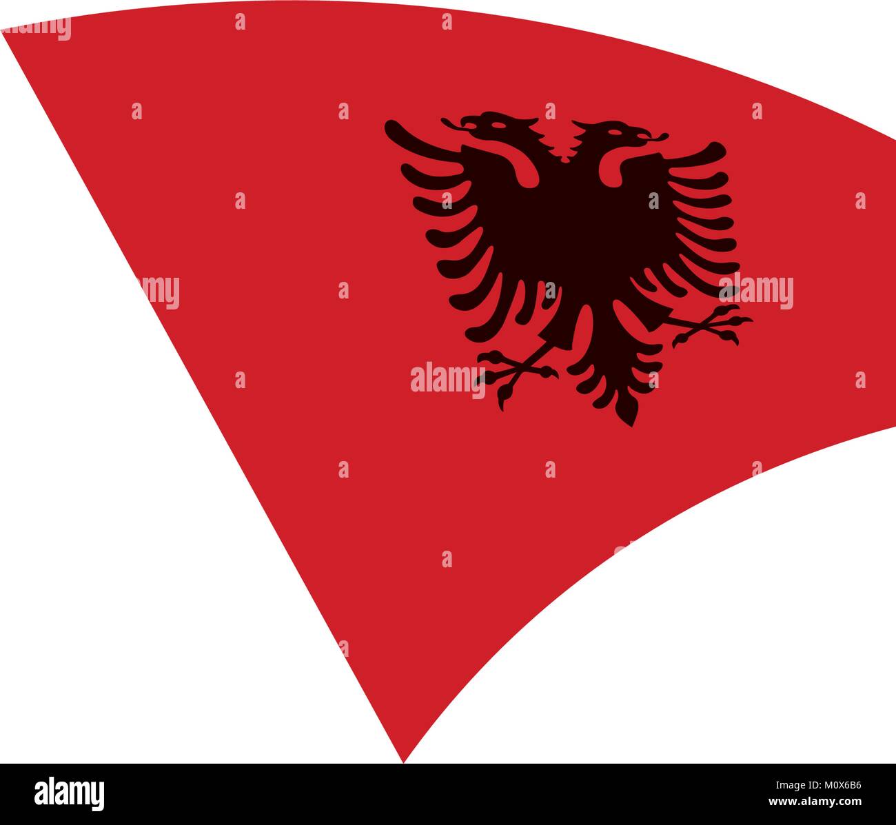 Albania flag, vector illustration Stock Vector Image & Art - Alamy