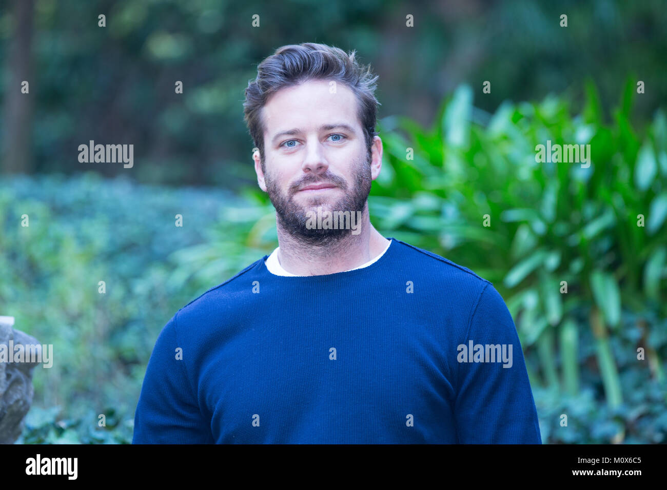 Roma, Italy. 24th Jan, 2018. American actor Armie Hammer Photocall in ...