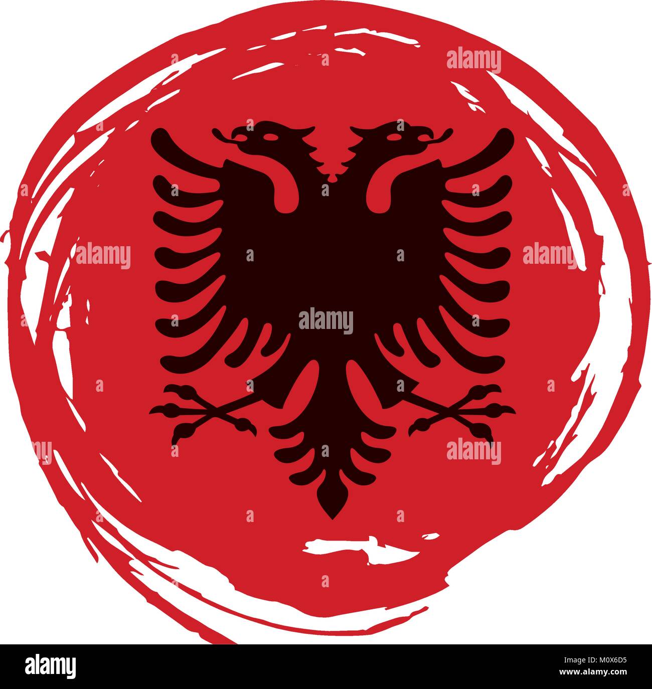 Albania flag, vector illustration Stock Vector Image & Art - Alamy