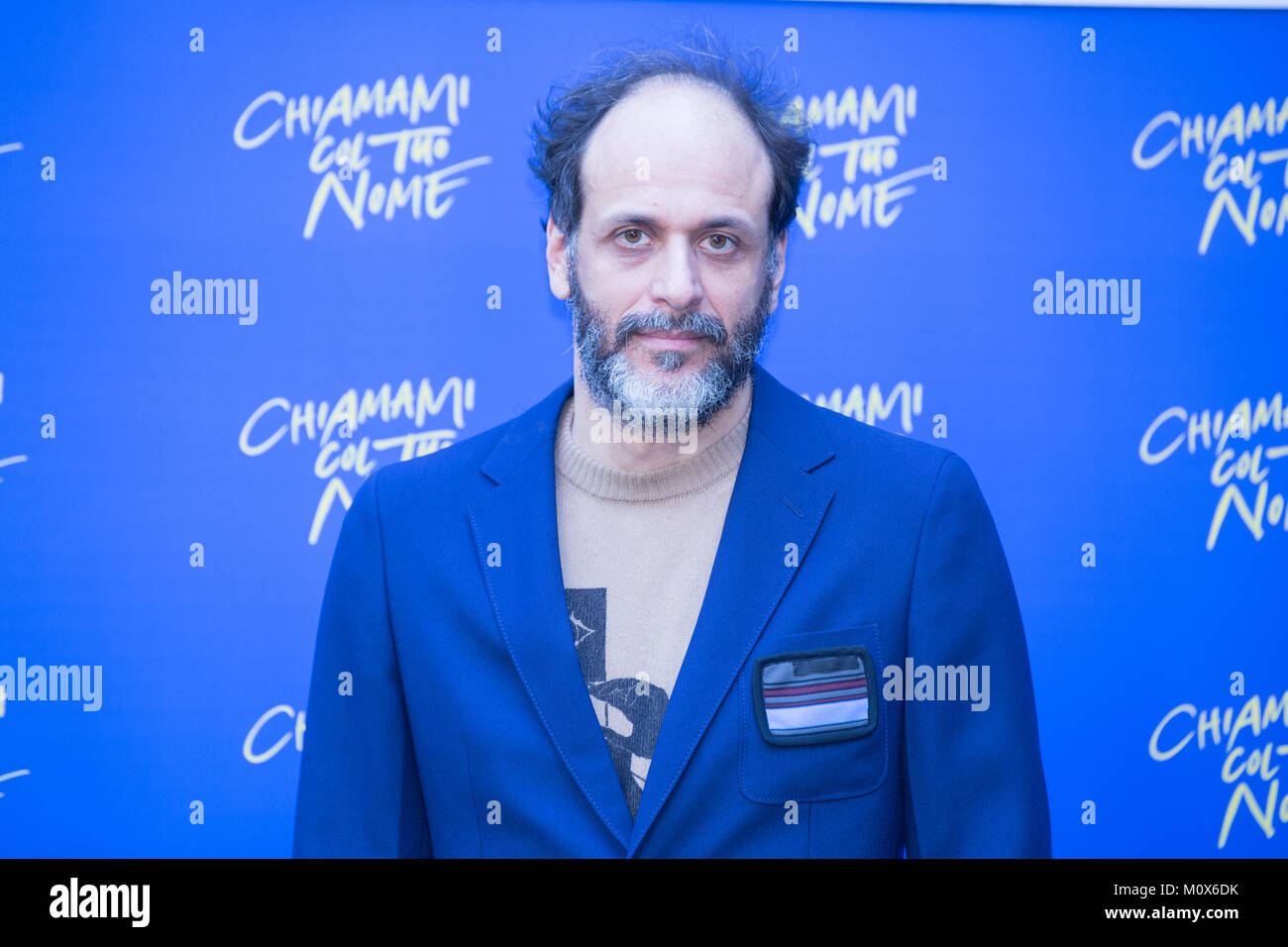 Roma, Italy. 24th Jan, 2018. Italian director Luca Guadagnino Photocall ...
