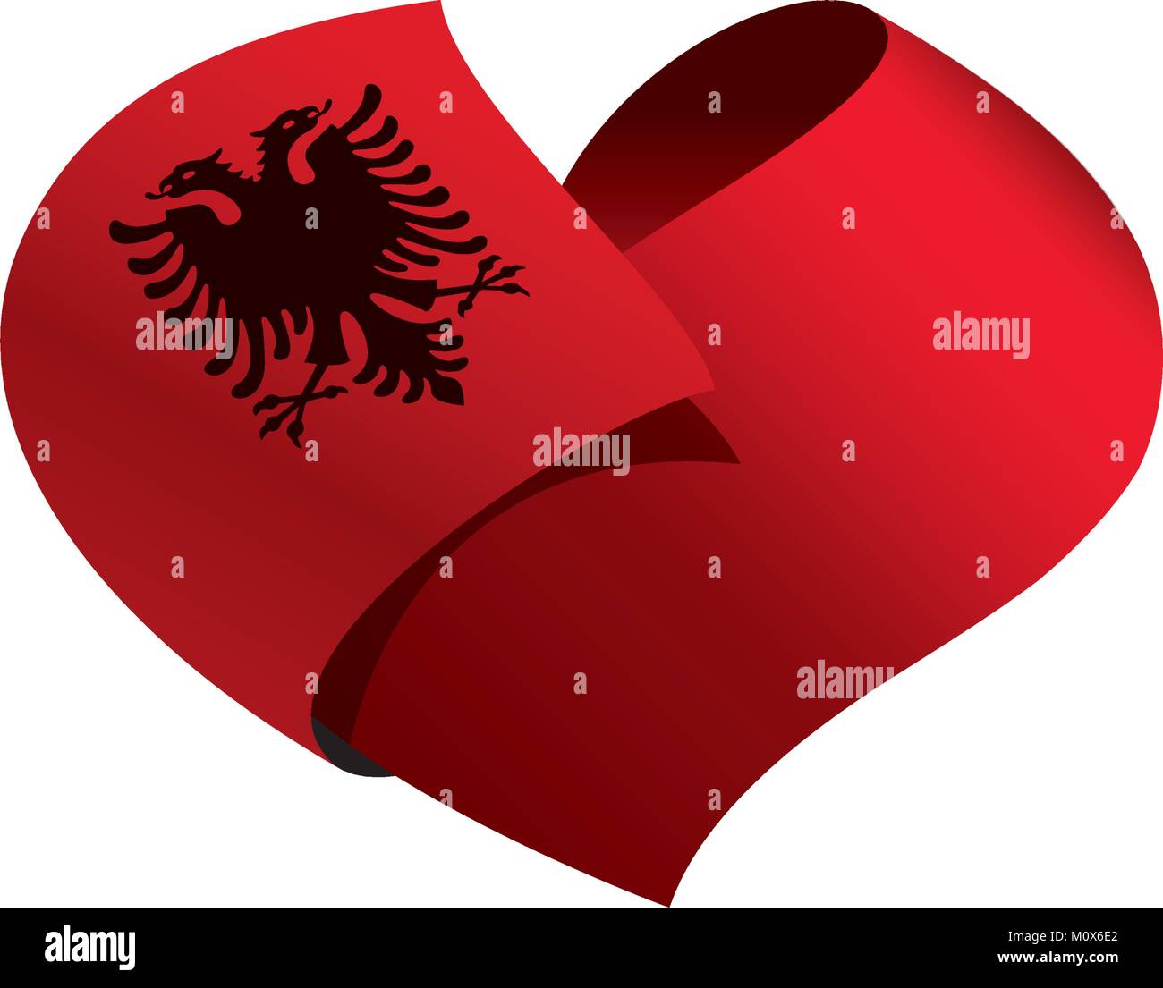 Albania flag, vector illustration Stock Vector Image & Art - Alamy