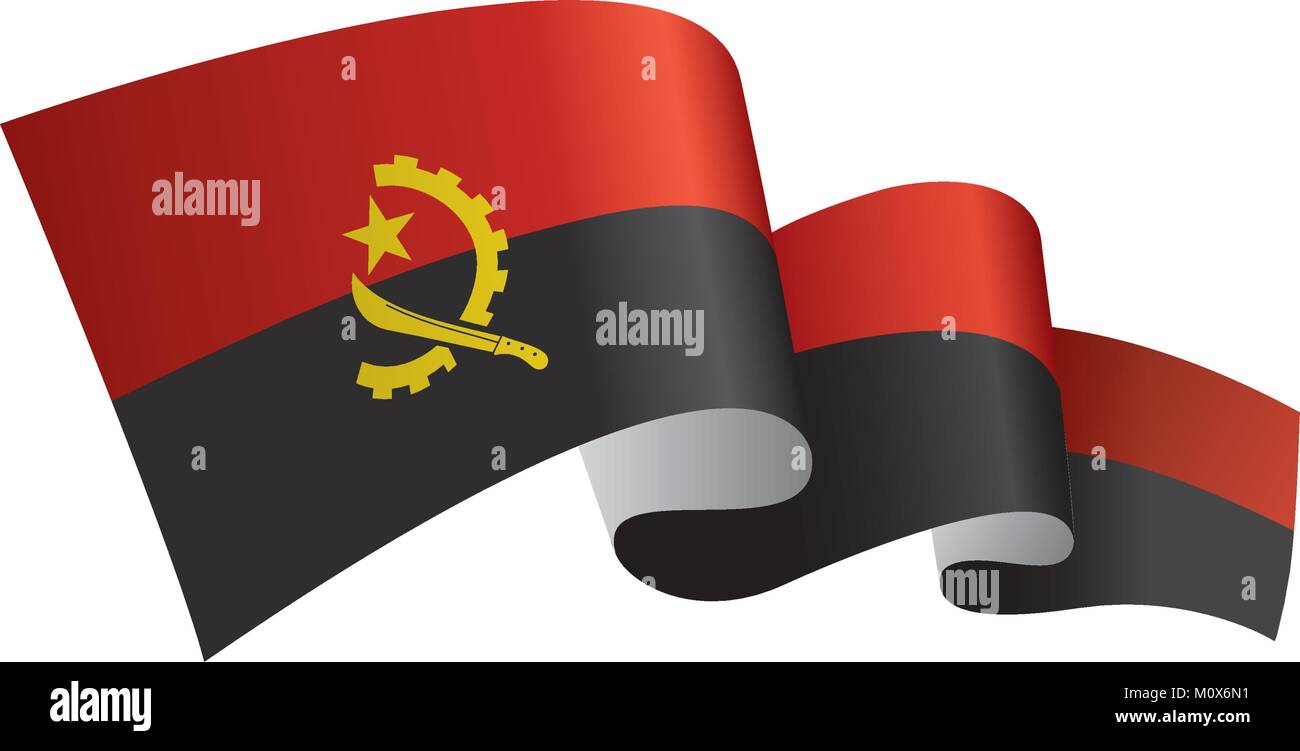 Angola flag, vector illustration Stock Vector Image & Art - Alamy