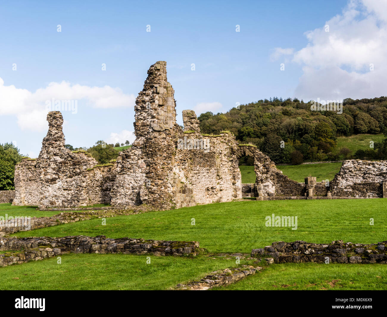 Cistercian Abbey Ruins, Sawley Abbey, Sawley, Clitheroe, Ribble Valley ...