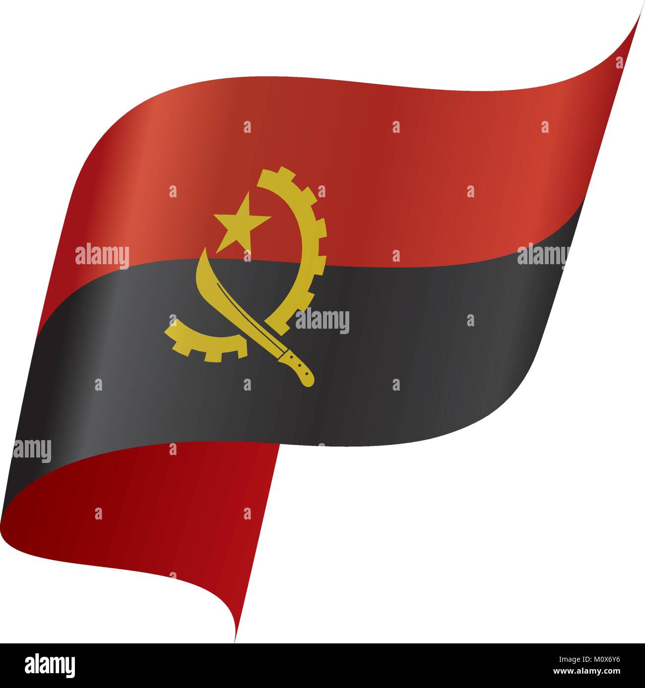 Angola flag, vector illustration Stock Vector Image & Art - Alamy
