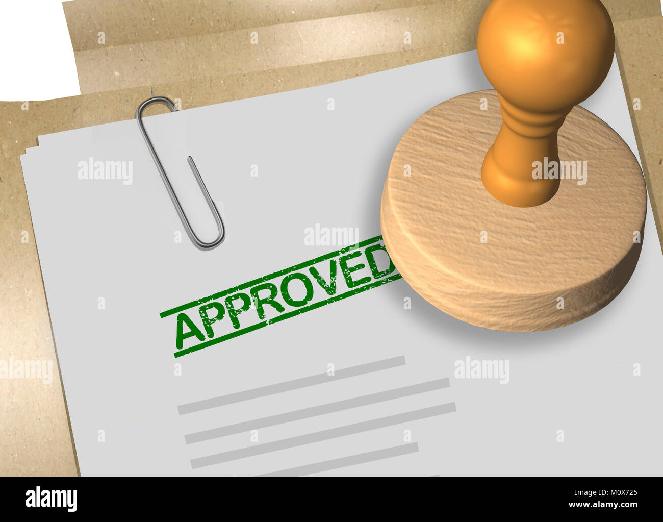 Approve Document Icon High Resolution Stock Photography and Images - Alamy
