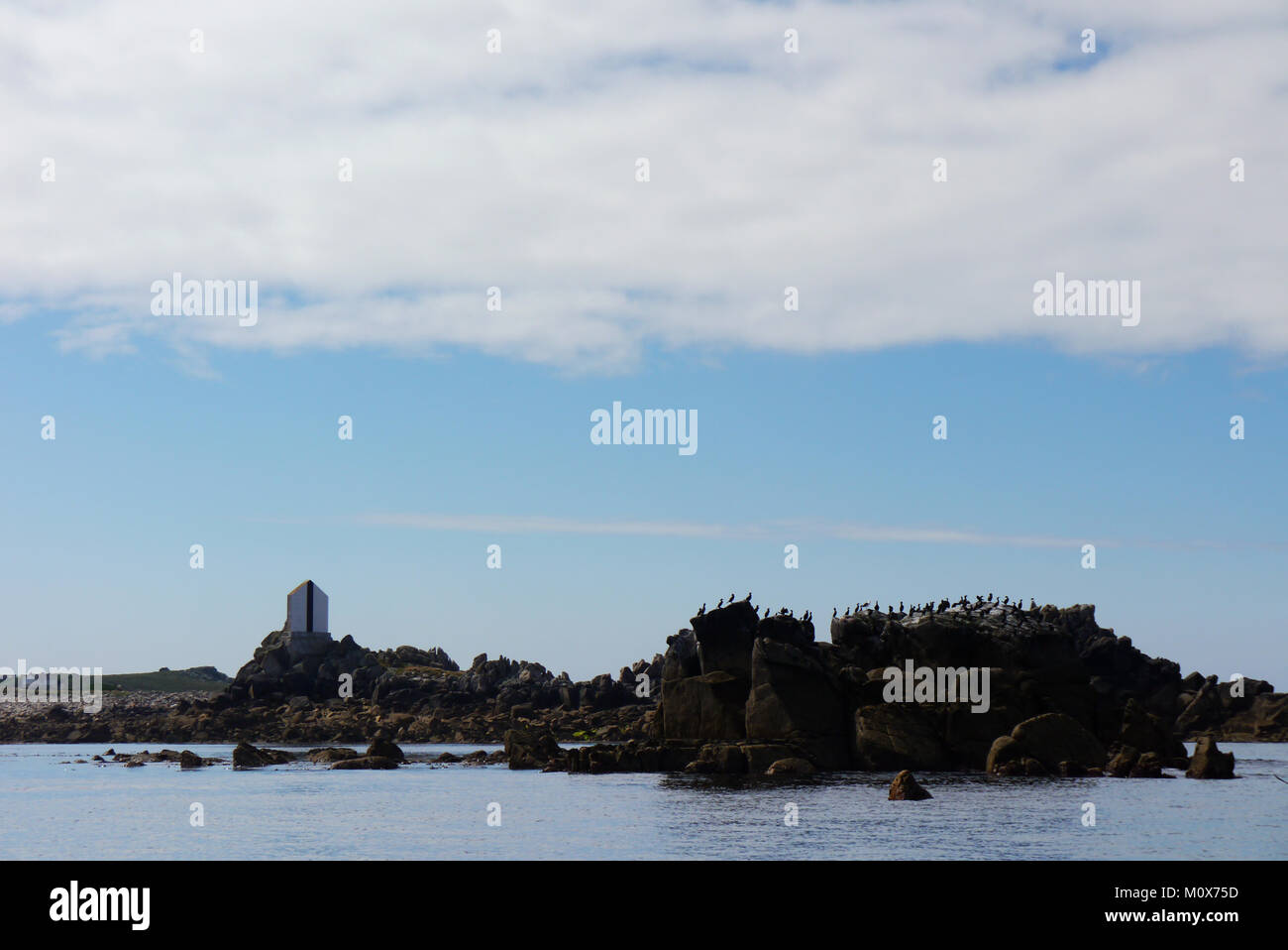 Rock warning marker hi-res stock photography and images - Alamy