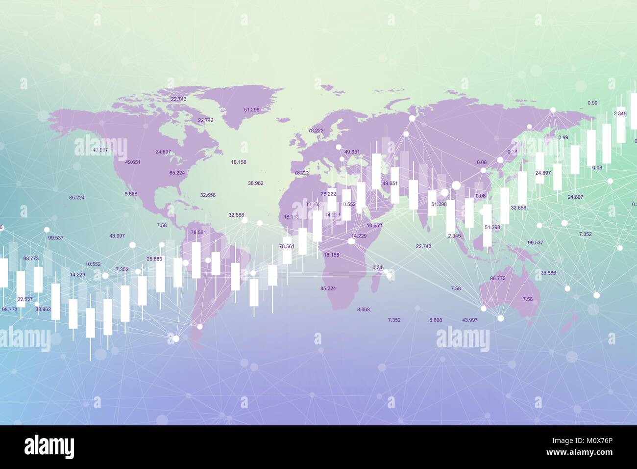 Point on the chart Stock Vector Images - Alamy