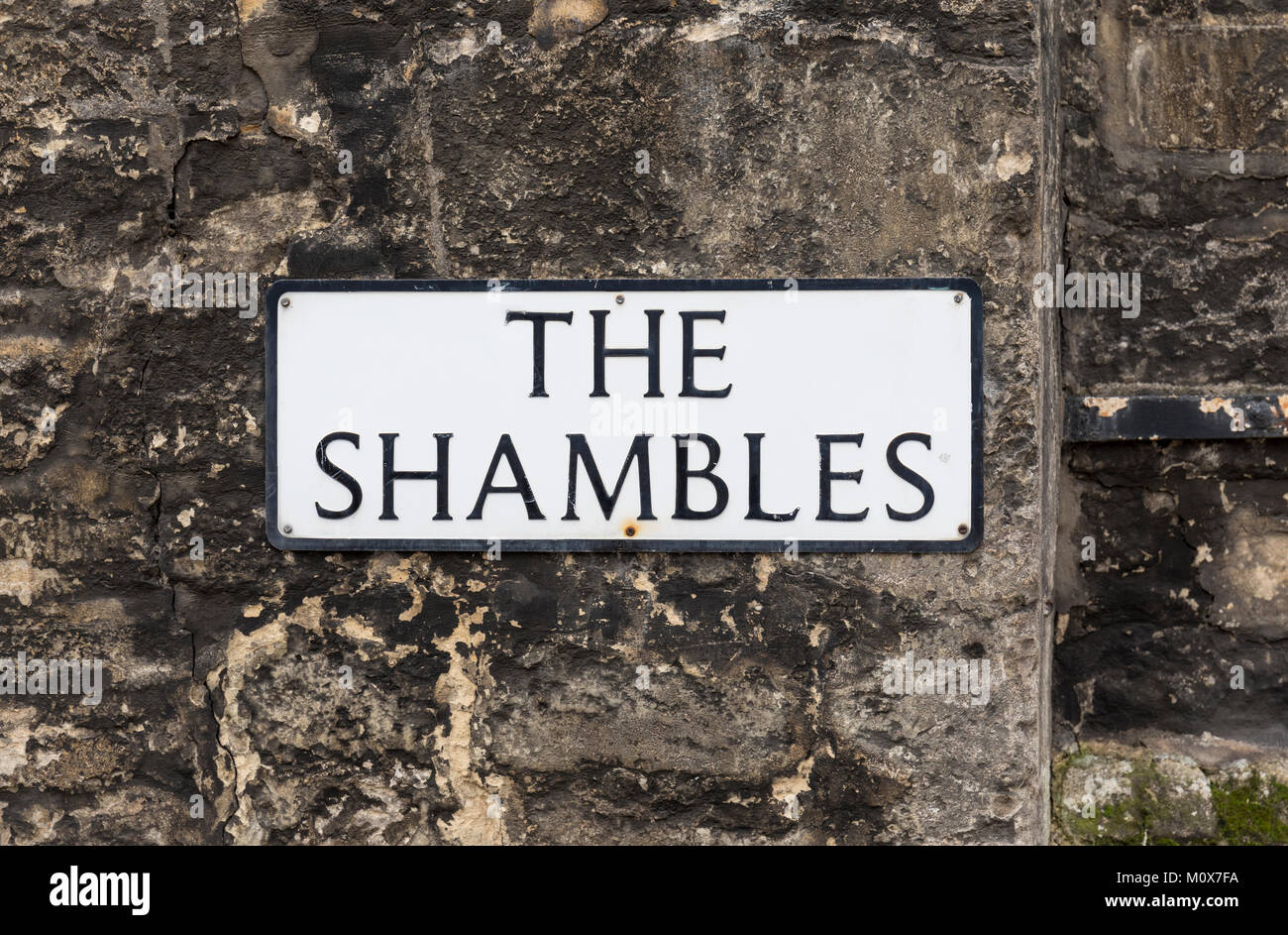 Shambles street hi-res stock photography and images - Alamy