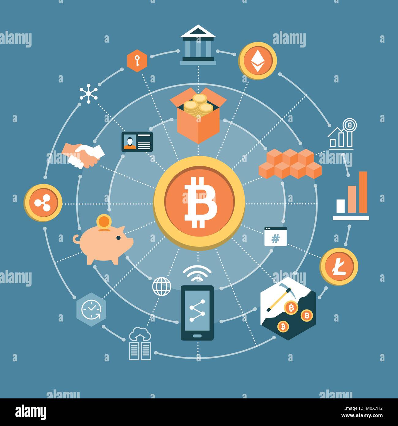 Blockchains Stock Vector Images - Alamy