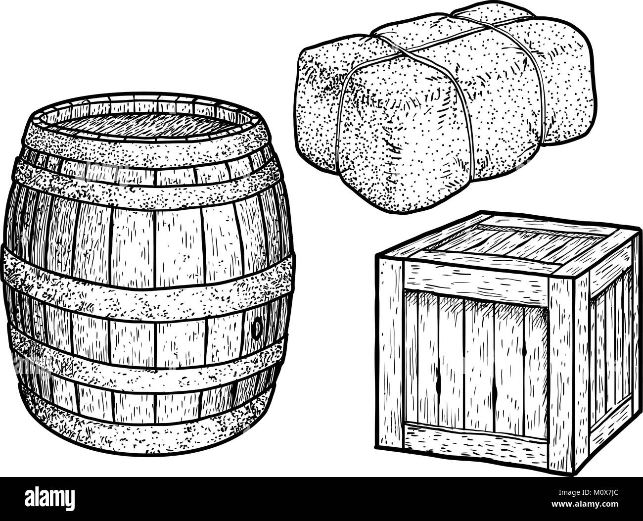 Beer Keg Drawing