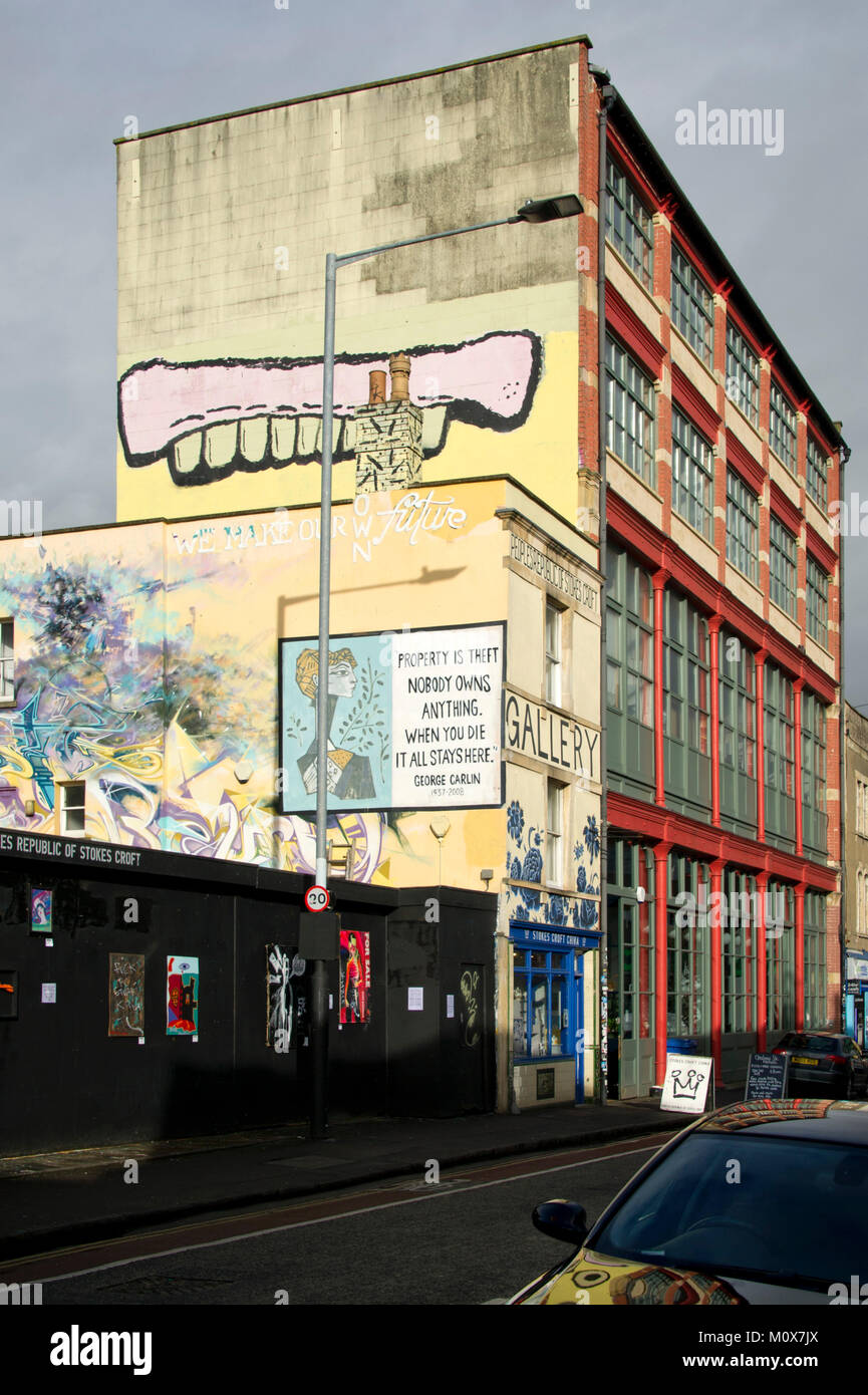 Stokes Croft, Bristol,UK Stock Photo - Alamy