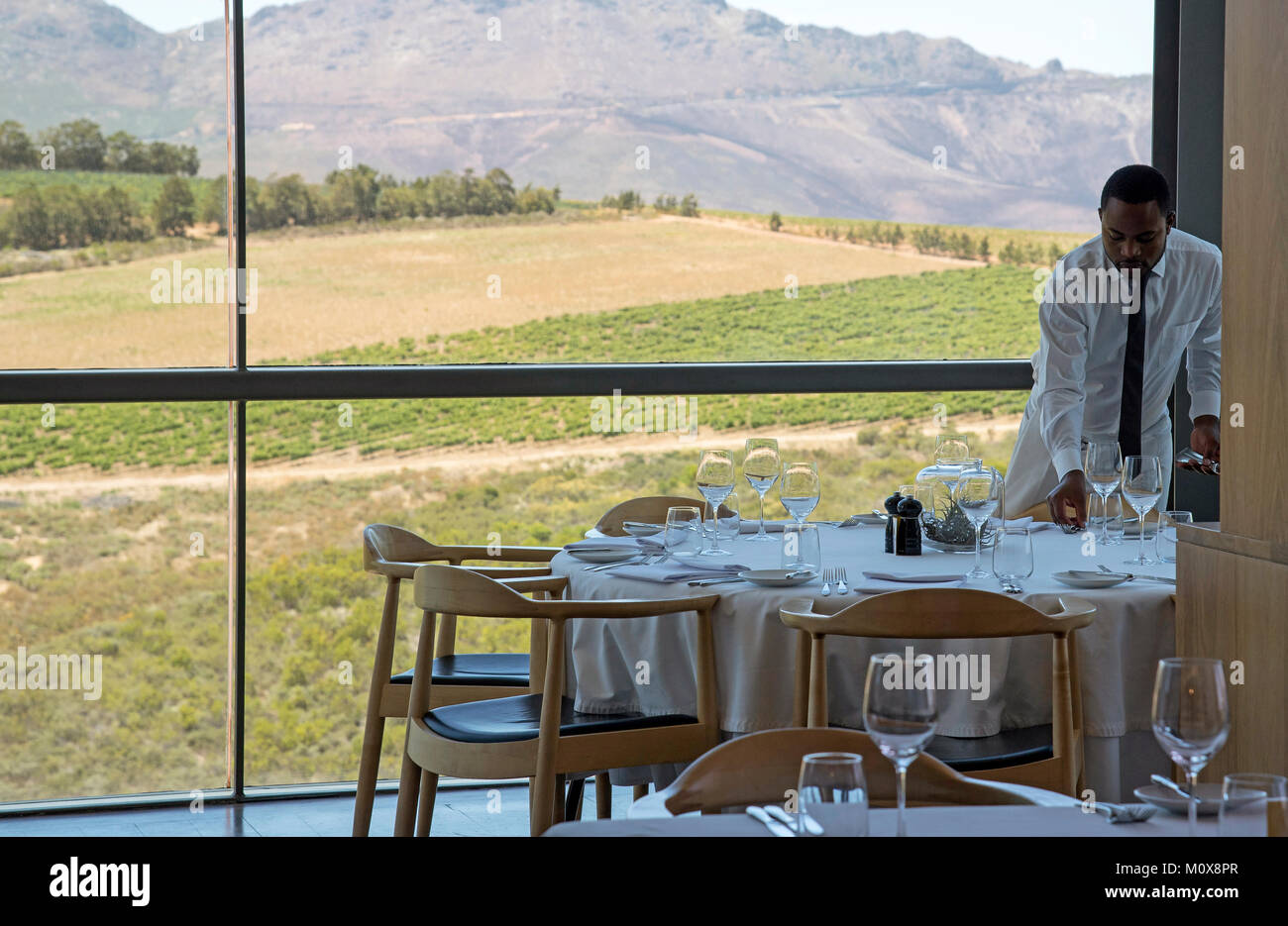 Room service waiter hi-res stock photography and images - Alamy