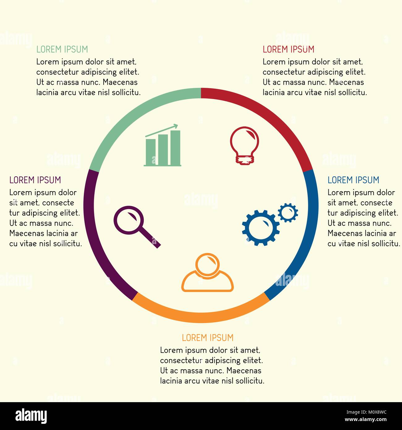 Infographic Circle High Resolution Stock Photography and Images - Alamy
