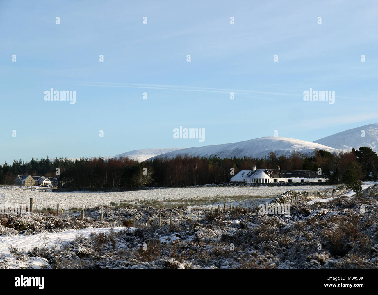 The Badenoch Way, a hiking trail from Aviemore to Insh Marshes in the ...